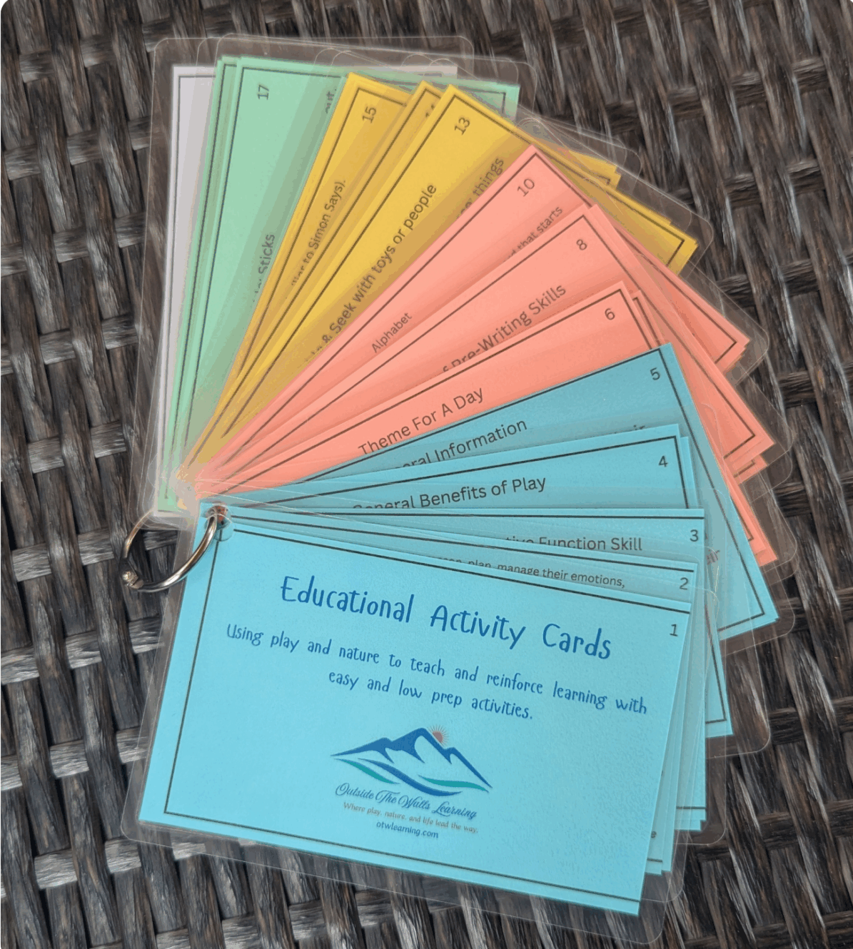 Quick Educational Activity Cards - Outside The Walls Learning